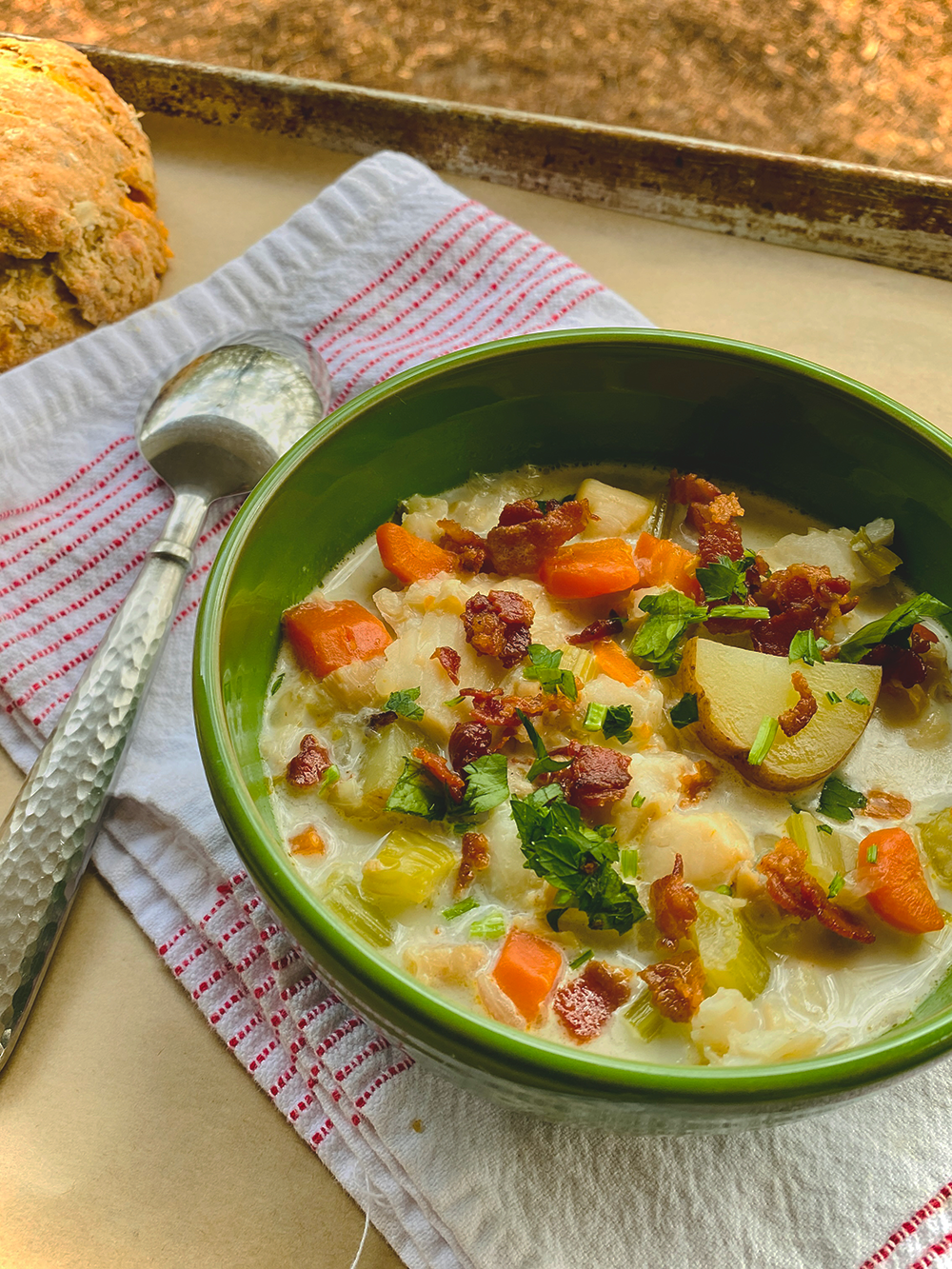 Seafood Chowder Recipe | A Cook And Her Books